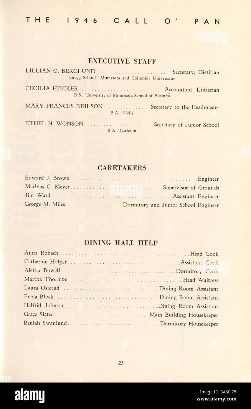 This 1946 edition of the blake yearbook covers student achieveme hi-res ...