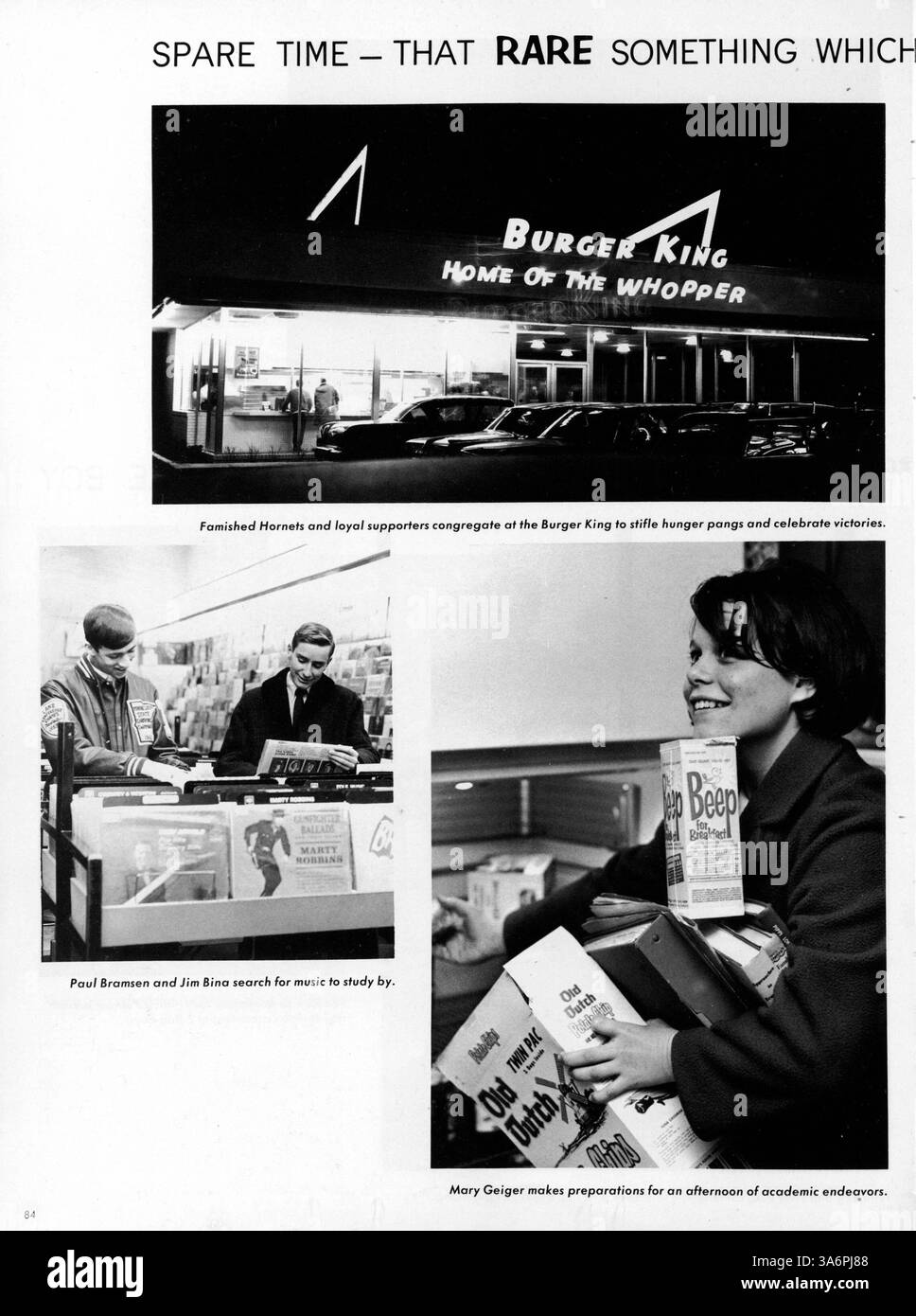 Yearbook from edina morningside high school highlights major school ...