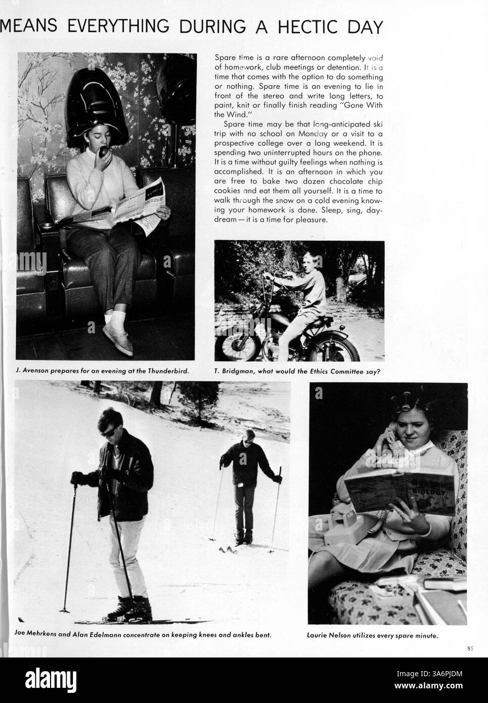 The 1966 edition of the Whigrean yearbook from Edina-Morningside High School features student ...