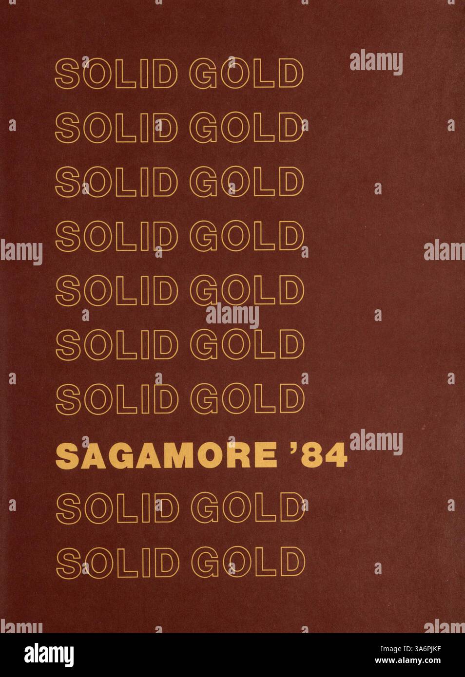 This 1984 edition of Roosevelt High School's yearbook, Sagamore '84 ...