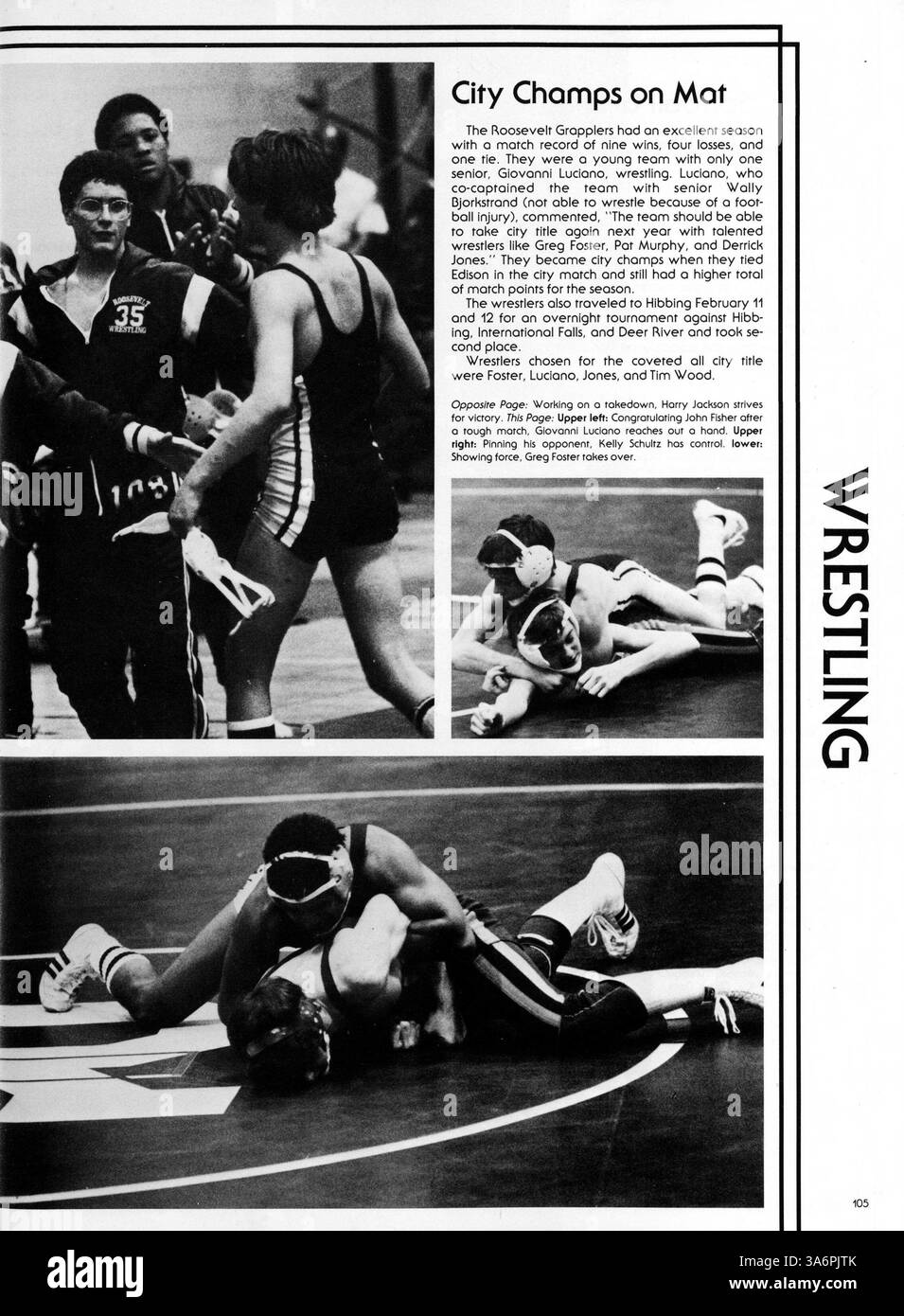 The 1984 Sagamore yearbook from Roosevelt High School captures key ...