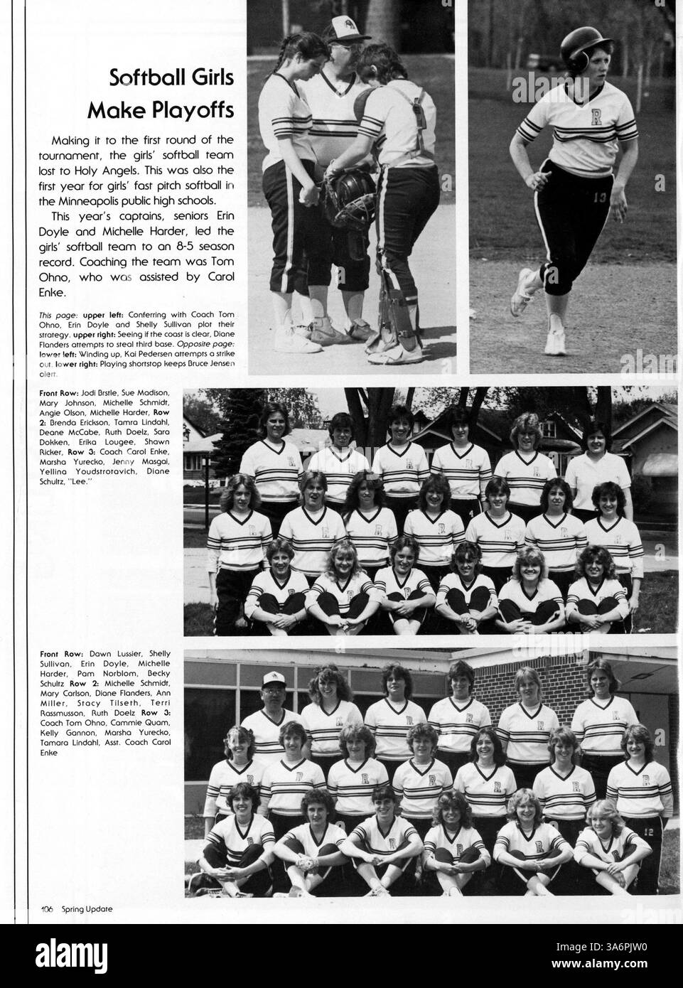 This 1984 edition of the Sagamore yearbook from Roosevelt High School ...