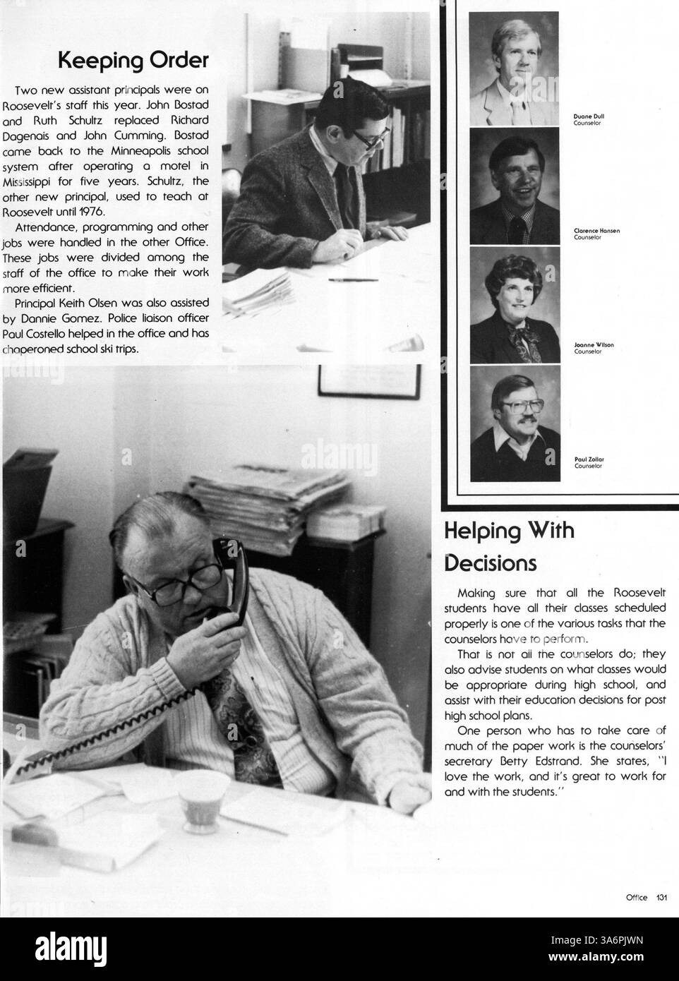 The 1984 edition of the Sagamore yearbook from Roosevelt High School ...