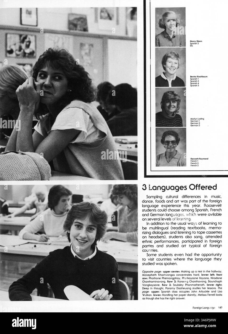 Roosevelt High School’s 1984 Sagamore yearbook captures the essence of ...