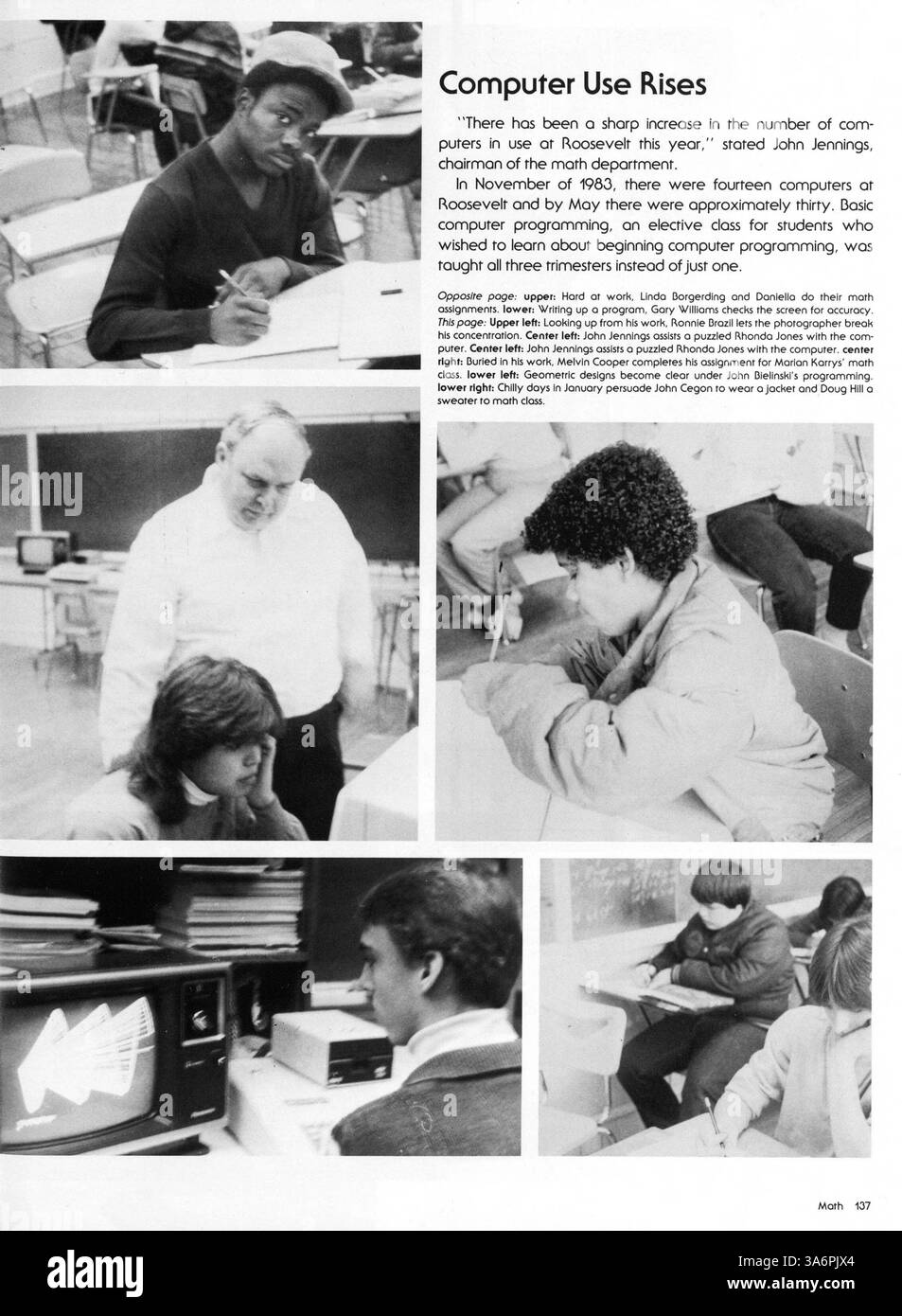 The 1984 Sagamore yearbook reflects Roosevelt High School’s 1983-1984 ...