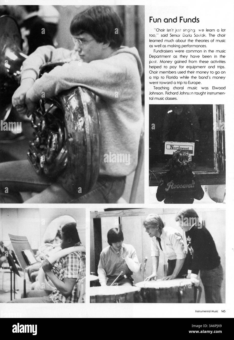 This 1984 edition of the sagamore yearbook records roosevelt hig hi-res ...