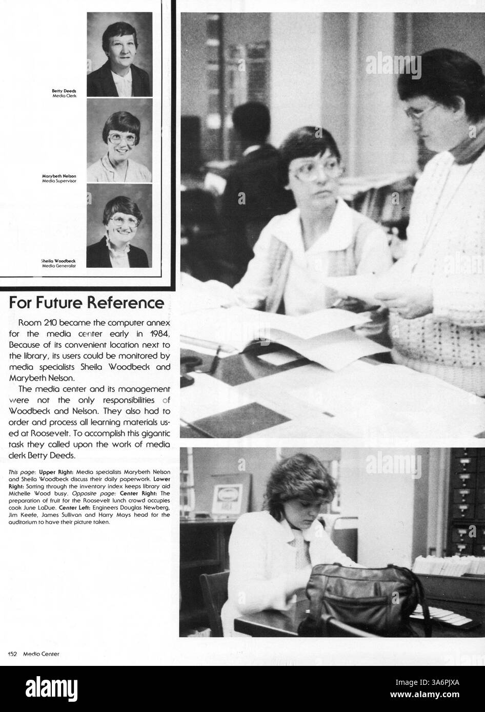 This 1984 edition of the sagamore yearbook highlights roosevelt hi-res ...