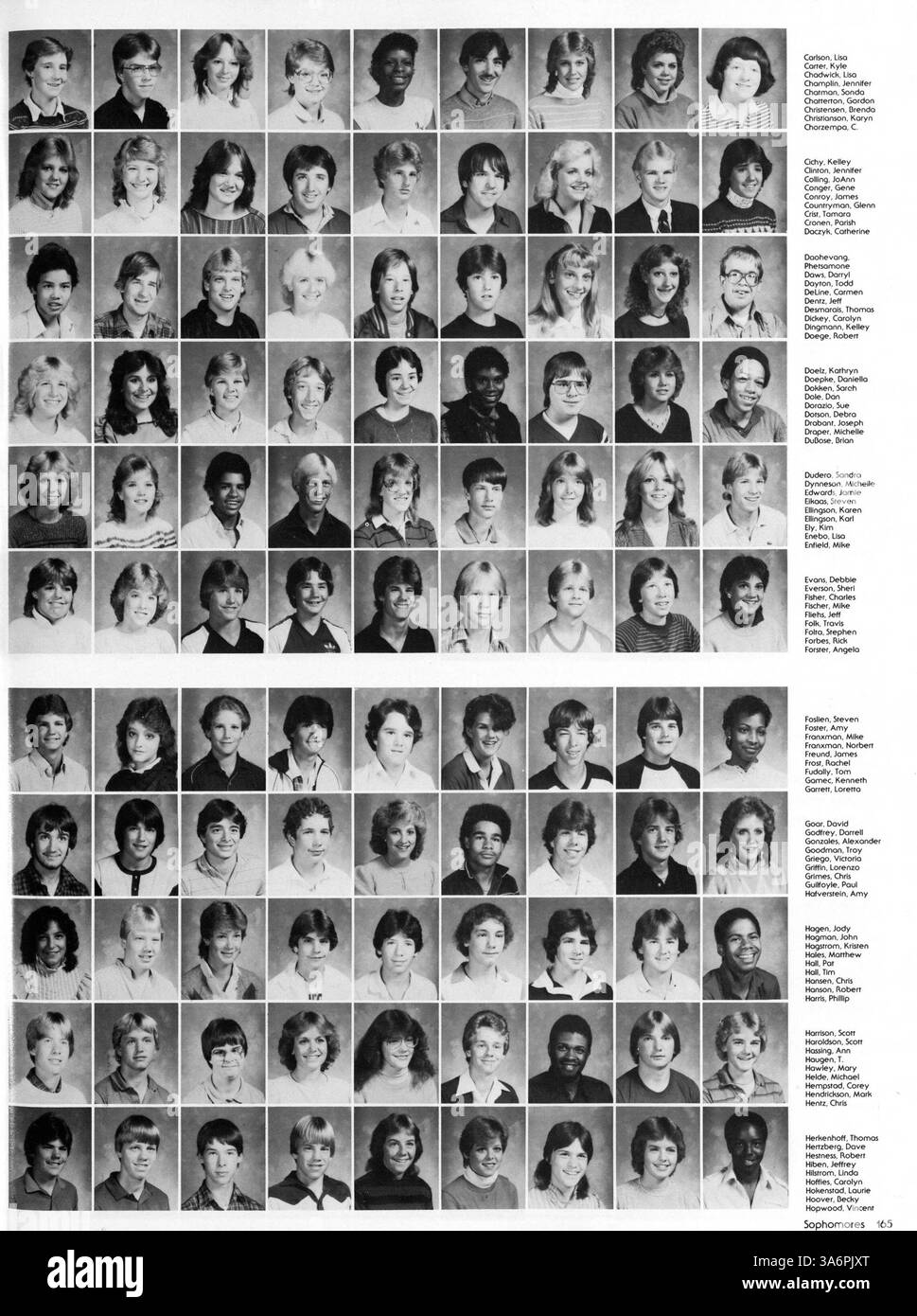 The 1984 Sagamore yearbook from Roosevelt High School captures ...