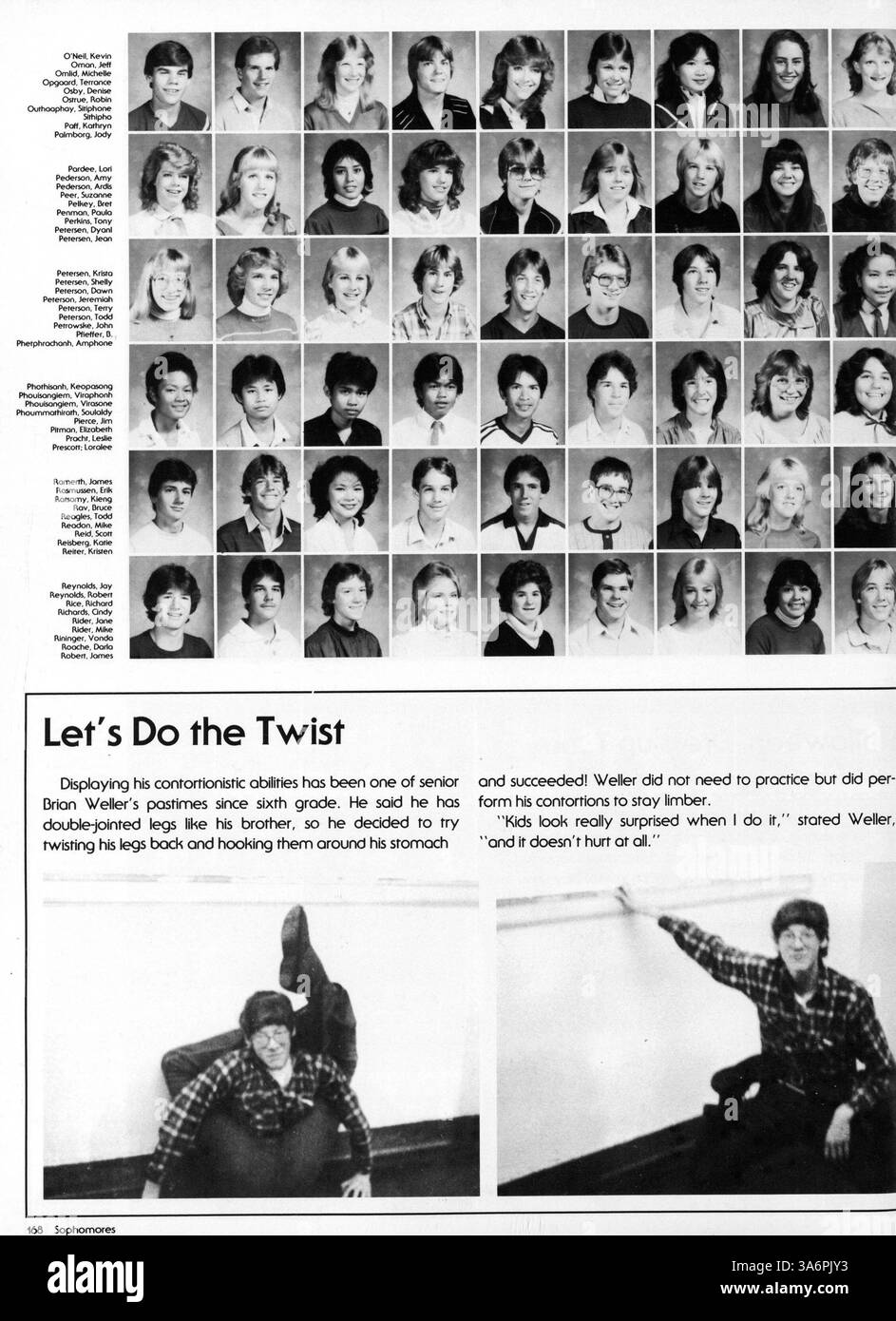 The roosevelt yearbook 1984 hi-res stock photography and images - Alamy