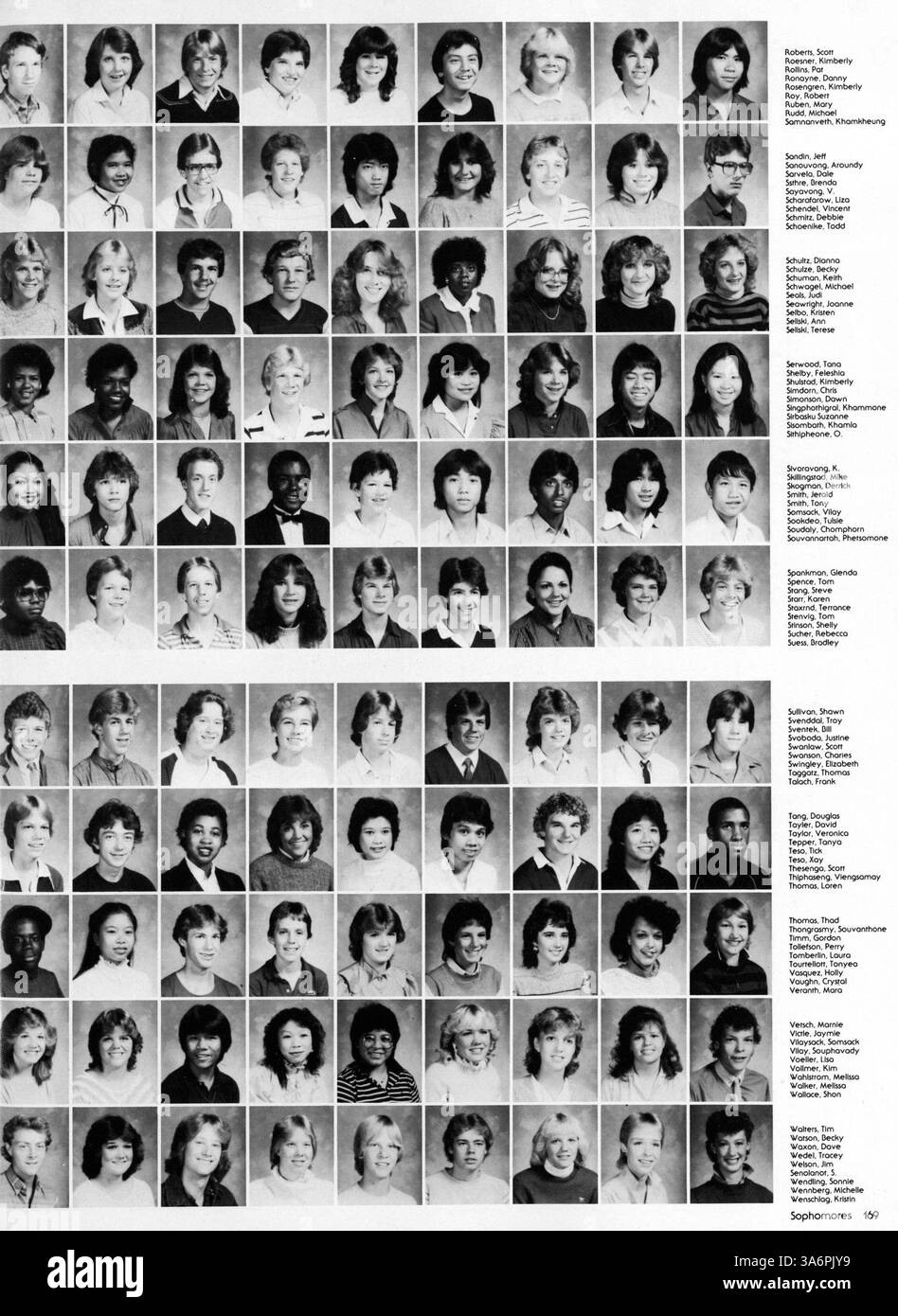 The 1984 edition of the Sagamore yearbook captures Roosevelt High ...