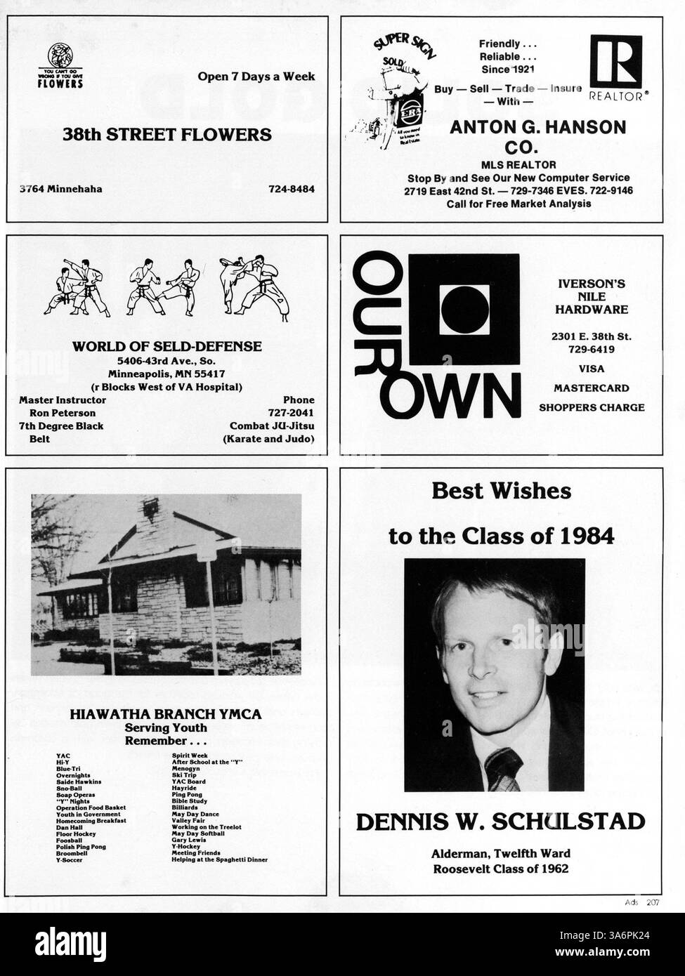 This edition of the 1984 Sagamore yearbook documents the Roosevelt High ...