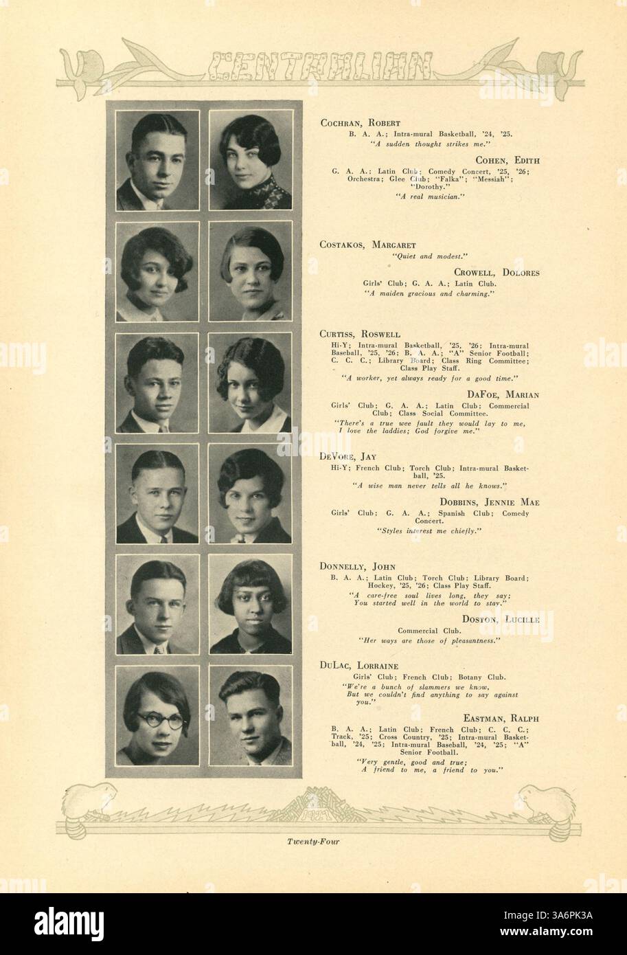 The centralian yearbook of 1927 documents central high schools hi-res ...