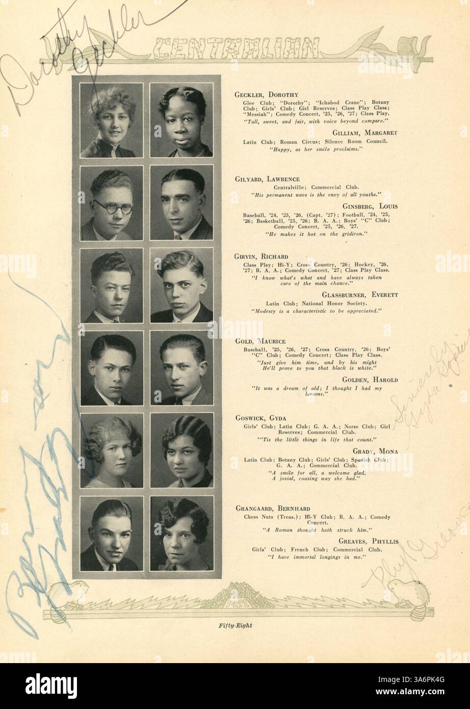 The Centralian 1927 yearbook showcases the events and achievements of Central High School’s ...