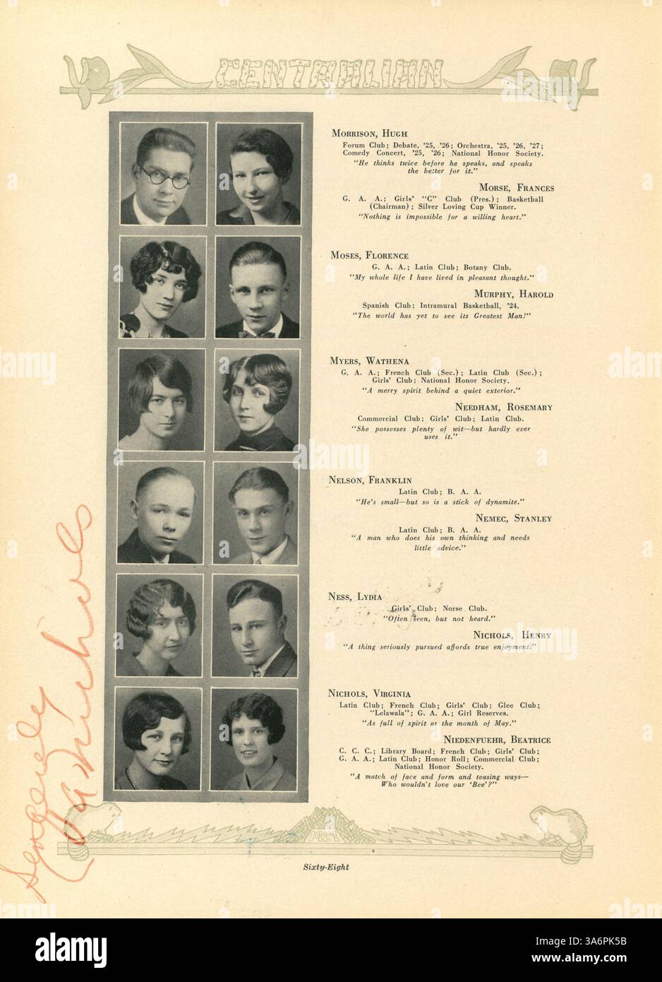 The 1927 Centralian yearbook from Central High provides a visual and written record of the 1926 ...