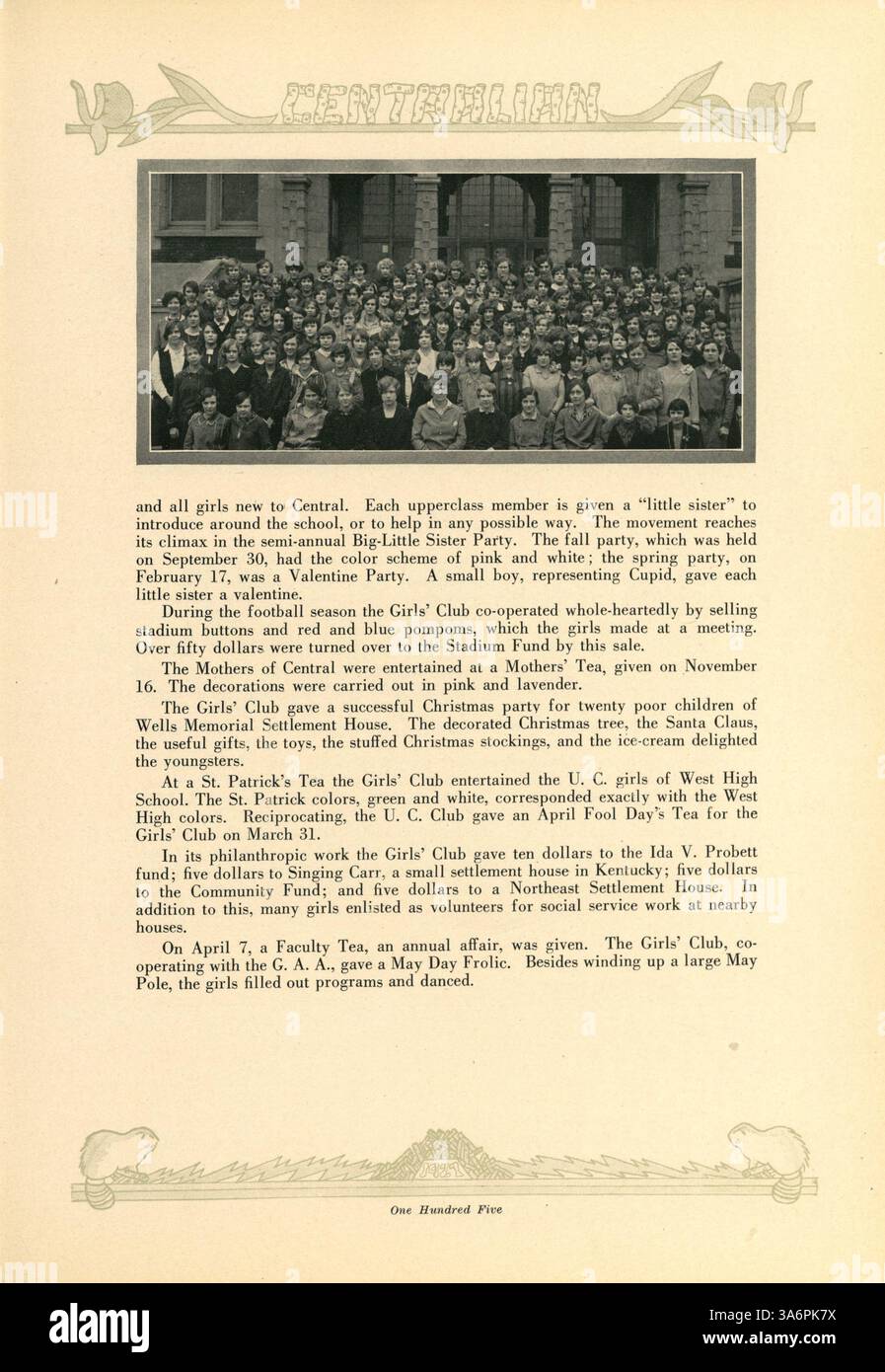 The 1927 'Centralian' yearbook from Central High School captures key ...
