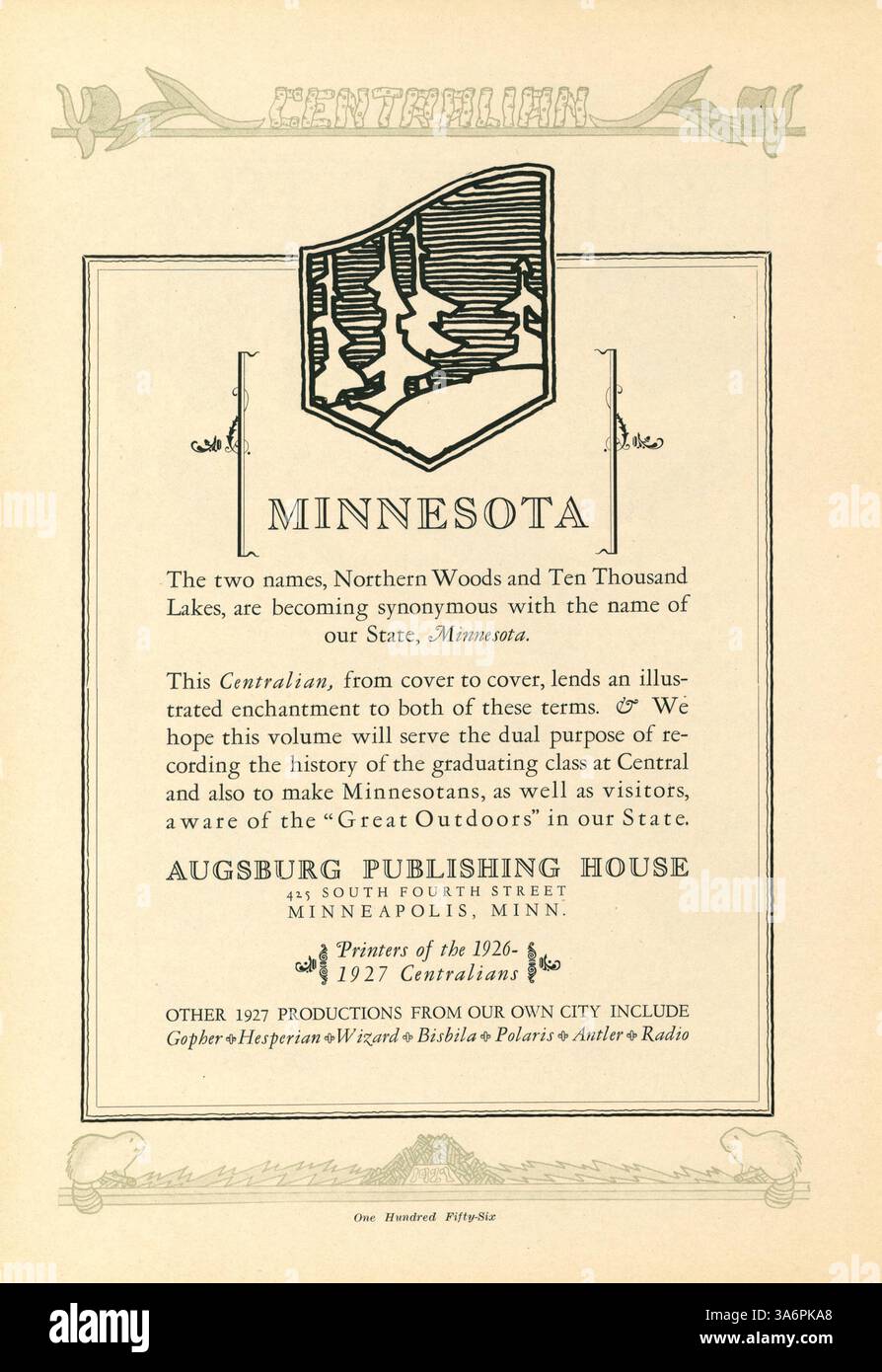 The 1927 'Centralian' yearbook captures the key elements of Central ...