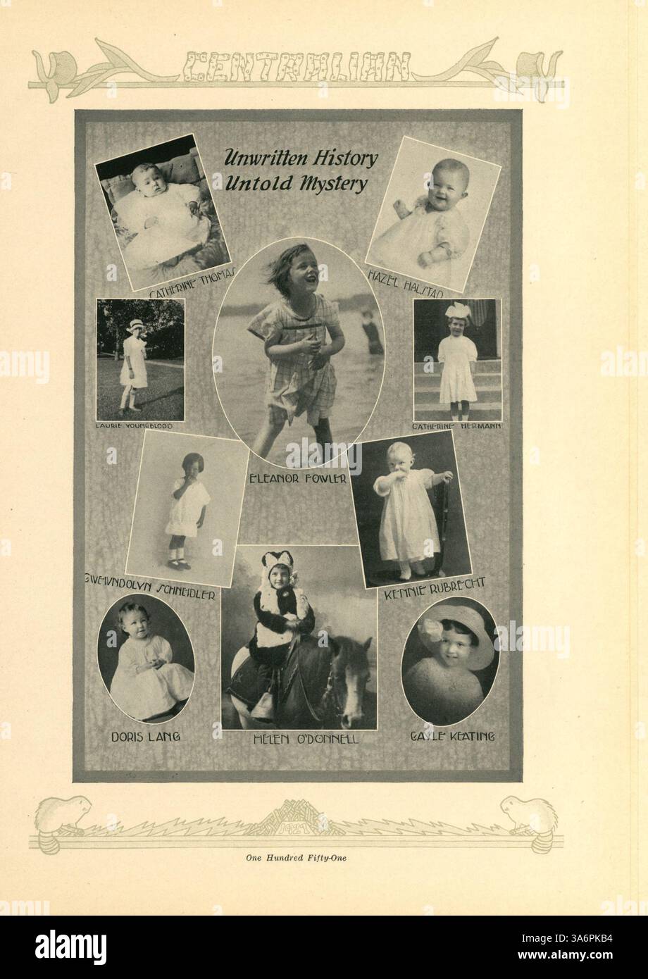 The 1927 'Centralian' yearbook reflects the key events and participants ...