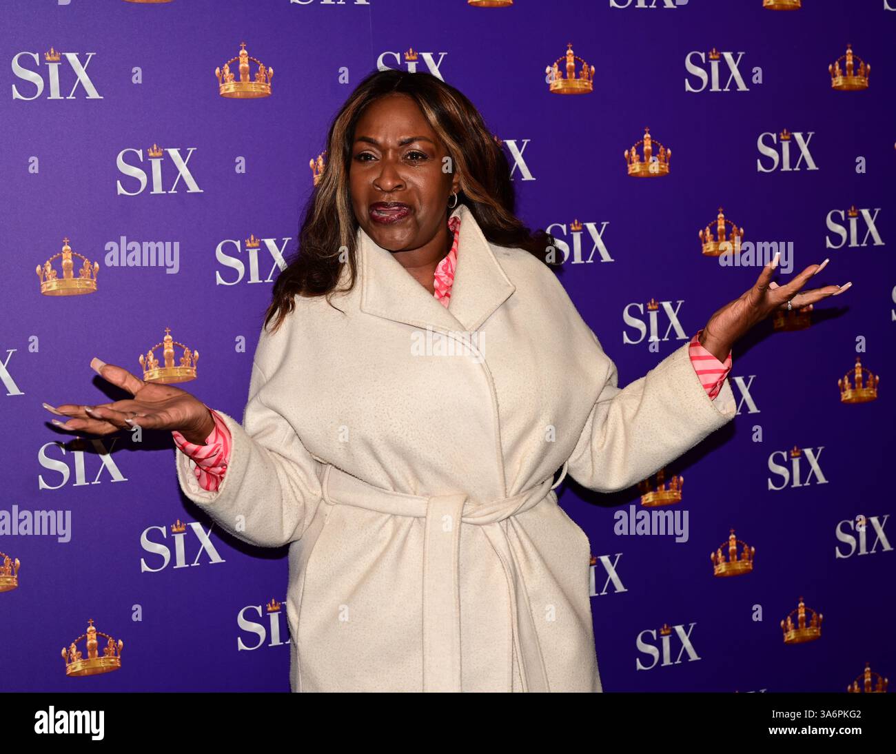 LONDON, UK. 25th Mar, 2025. Angie Greaves attend the gala night for Six ...