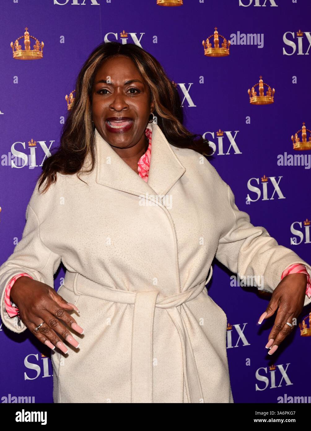 LONDON, UK. 25th Mar, 2025. Angie Greaves attend the gala night for Six ...
