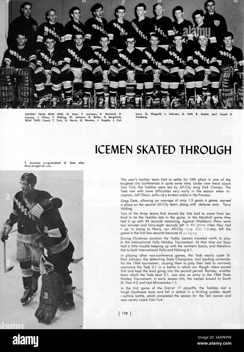 The 1964 Sagamore yearbook from Roosevelt High School captures the ...