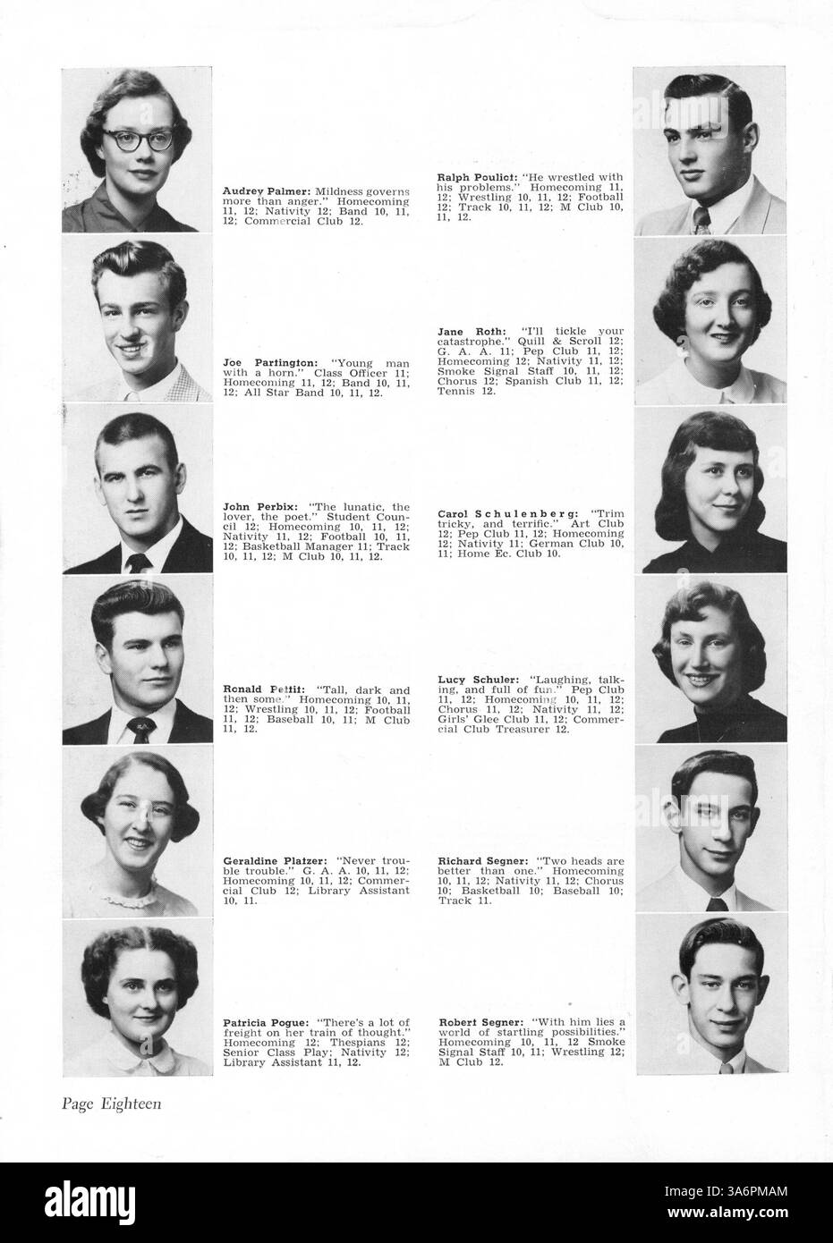 The 1953 Mohian yearbook from Mound High School records significant ...