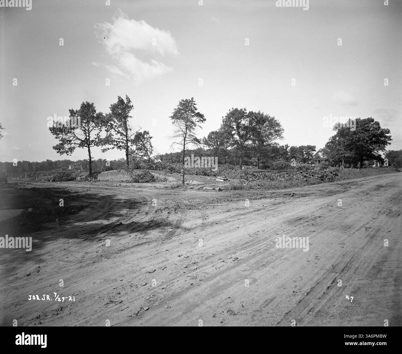 This photo depicts the construction of Jordan Junior High School, which ...