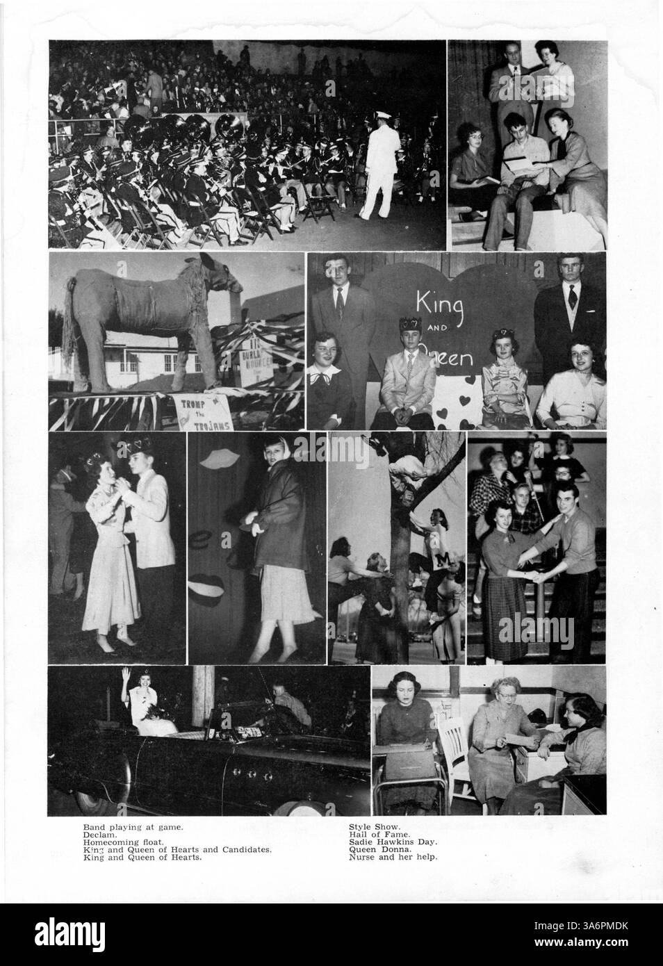 This 1953 Mohian yearbook from Mound High School highlights key aspects ...