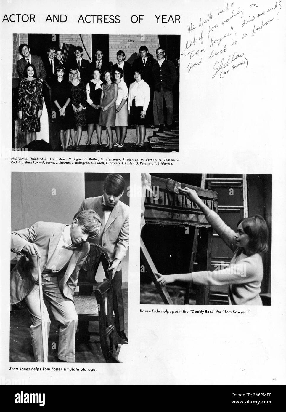 The 1966 Whigrean yearbook from Edina-Morningside High School documents student portraits ...