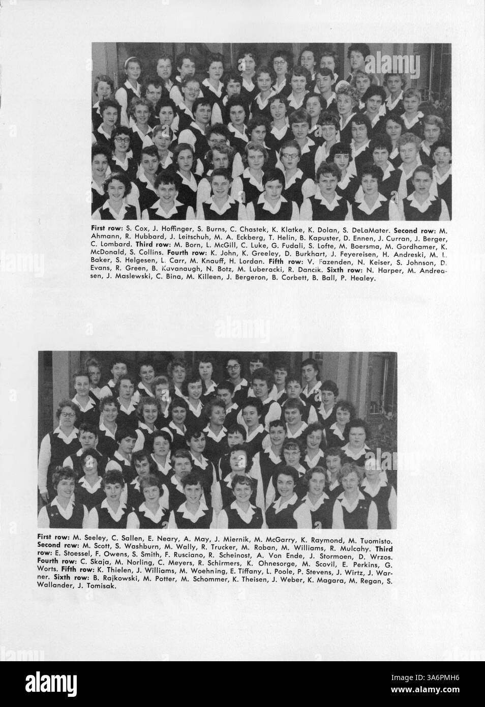 The 1959 Dayesye yearbook from St. Margaret's Academy features students ...