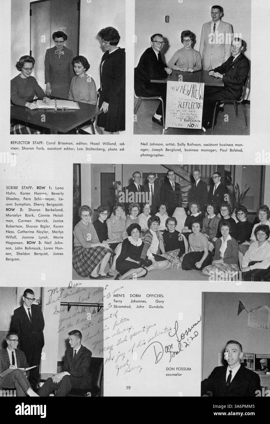 The 1962 Reflector yearbook from Lutheran Bible Institute captures ...
