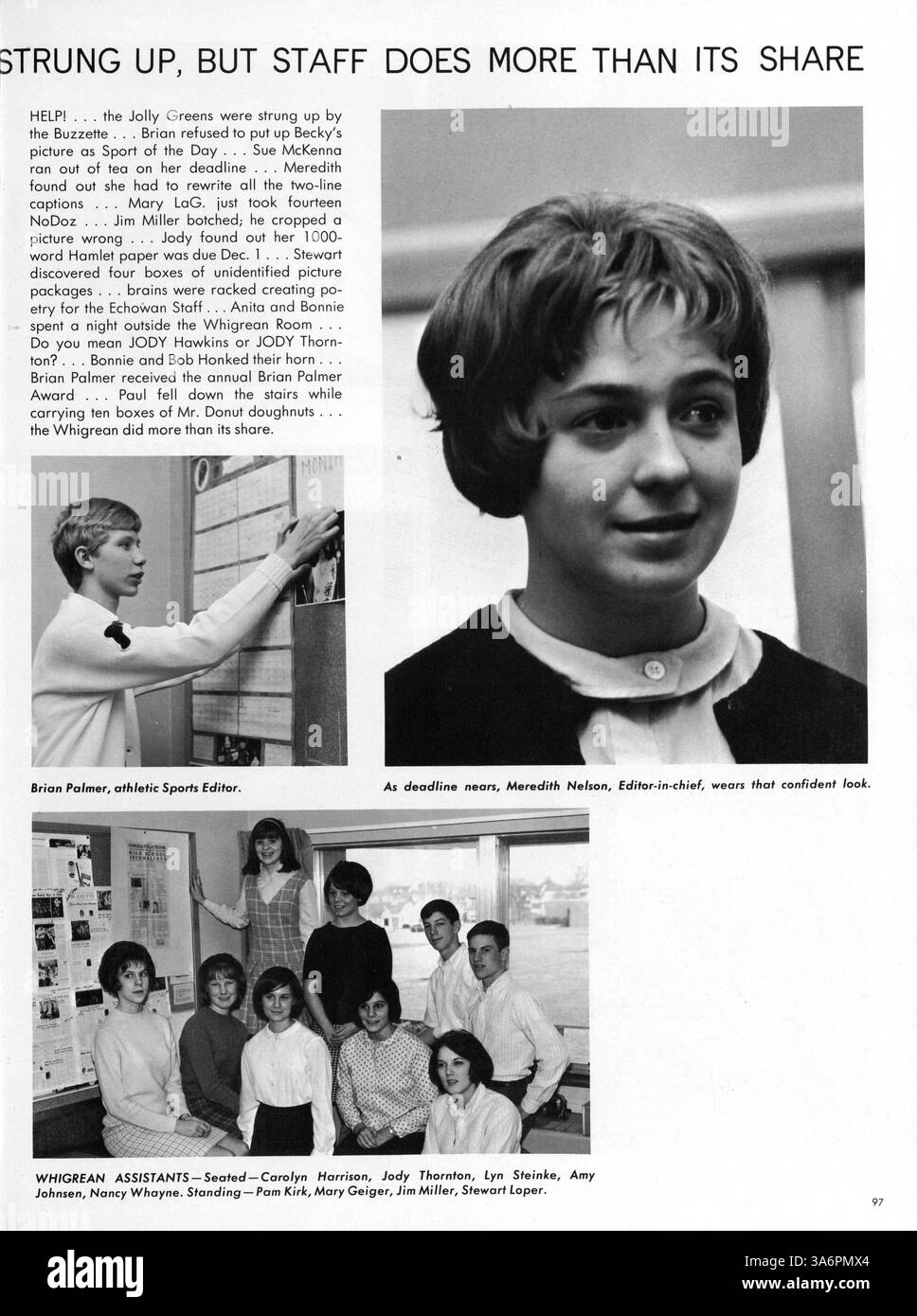 The 1966 Whigrean yearbook from Edina-Morningside High School highlights key student activities ...