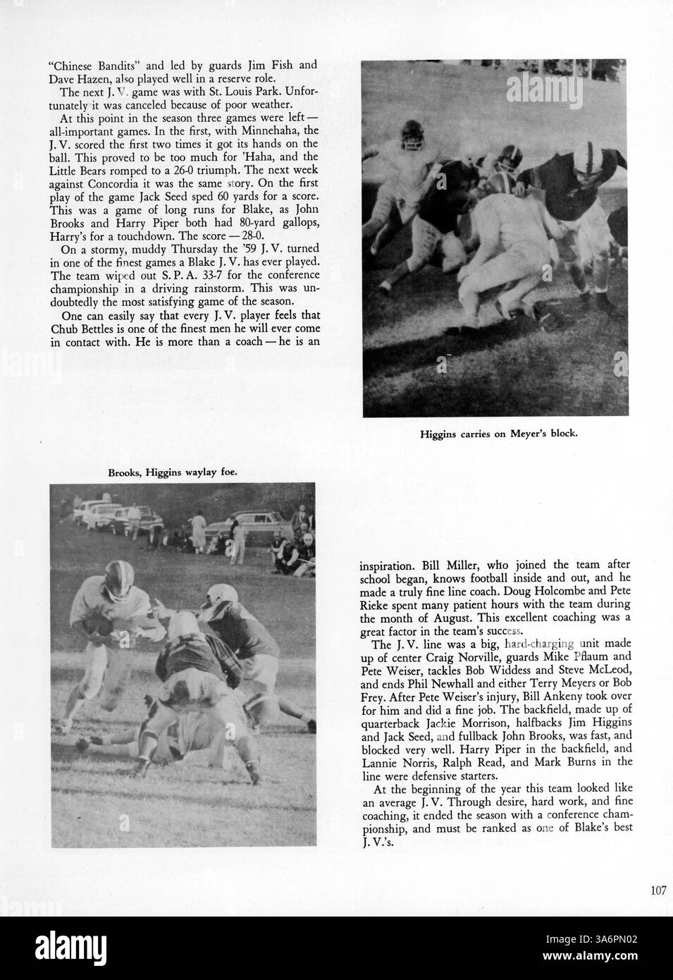 The 1960 Call O' Pan yearbook from Blake School documents the events ...