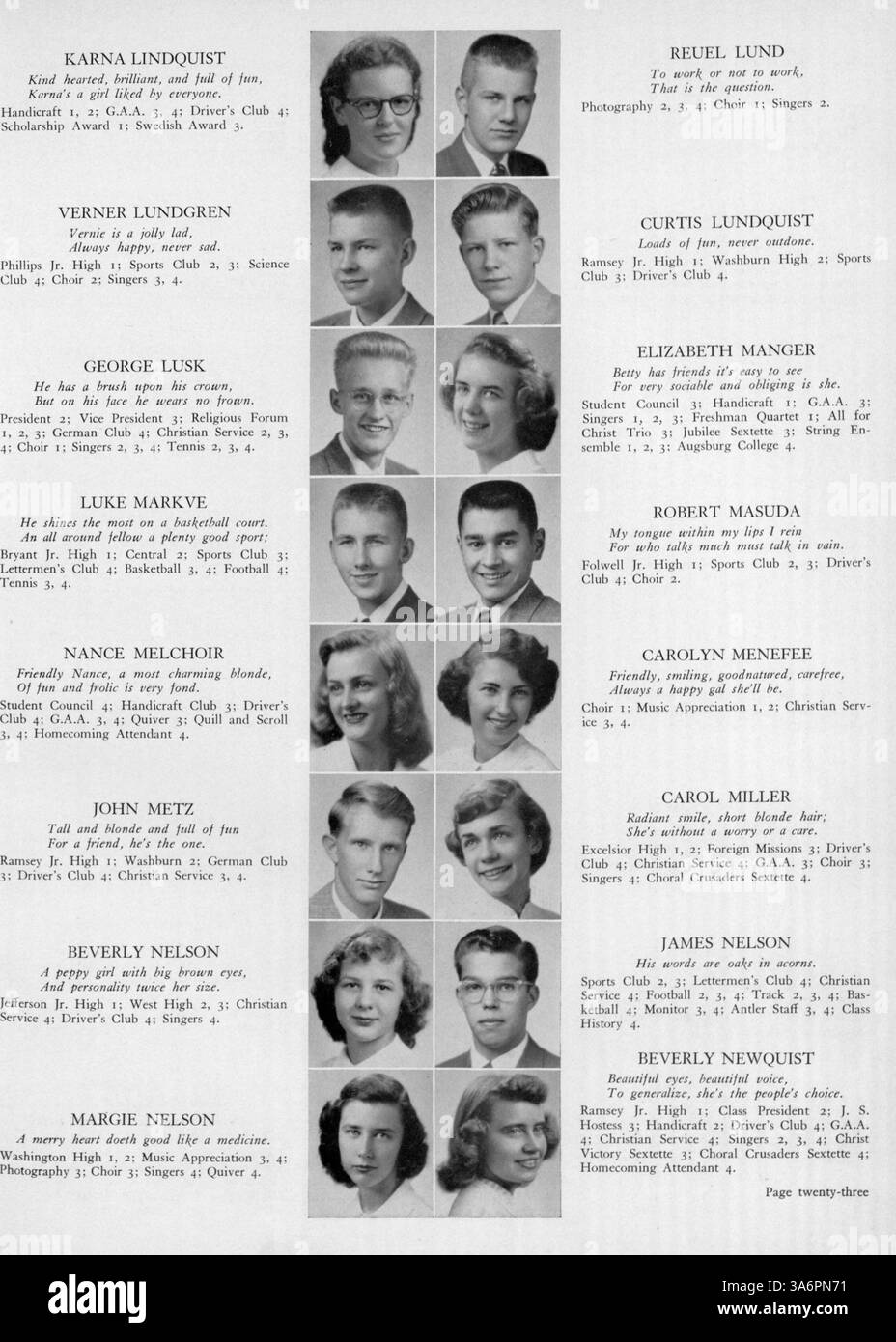 The 1950 Antler yearbook documents student life, faculty, athletics, and extracurricular ...