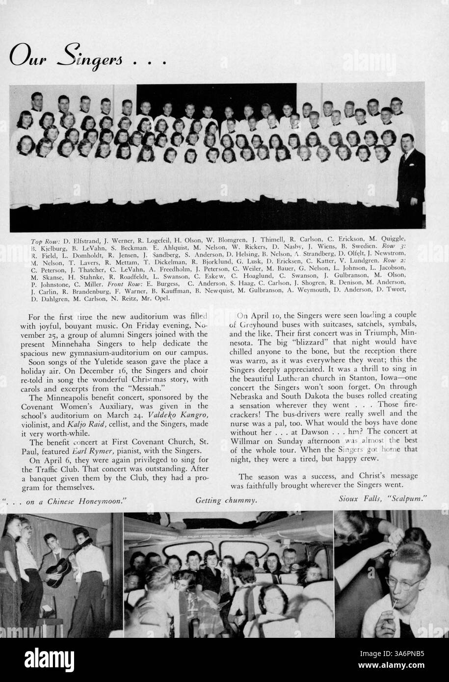 Minnehaha Academy’s 1950 Antler yearbook highlights significant events ...
