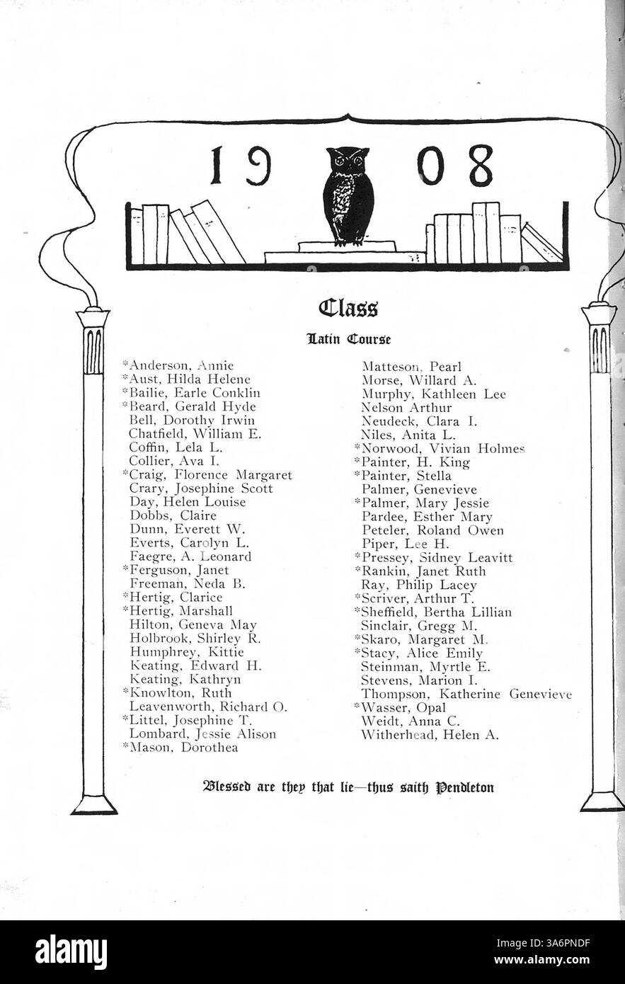Yearbook from east high school captures the 1907 1908 school year hi ...