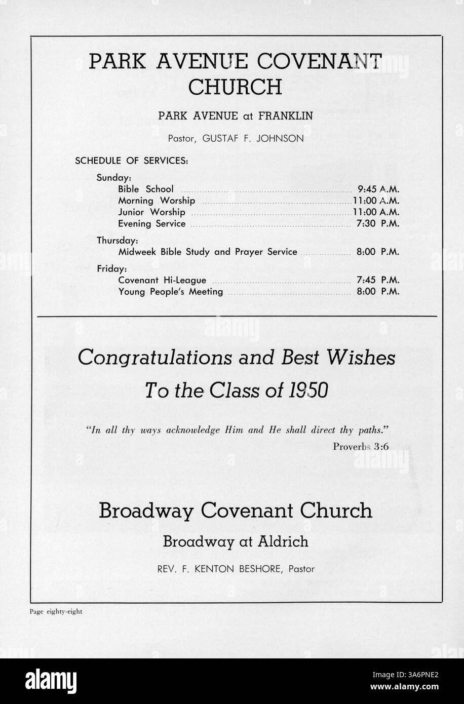 The 1950 'Antler' yearbook from Minnehaha Academy highlights various ...