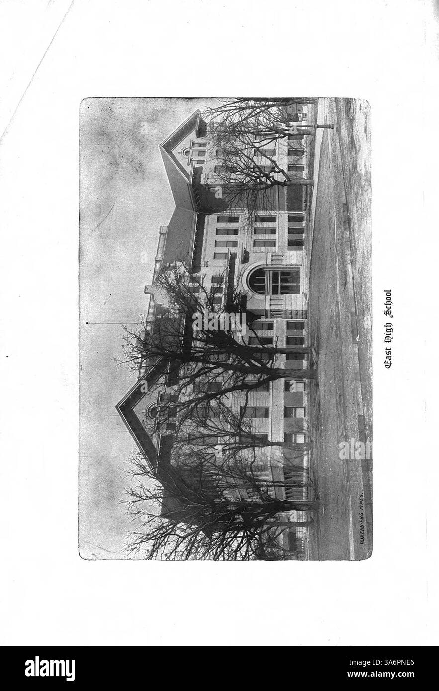 Yearbook from east high school captures the 1907 1908 school year hi ...
