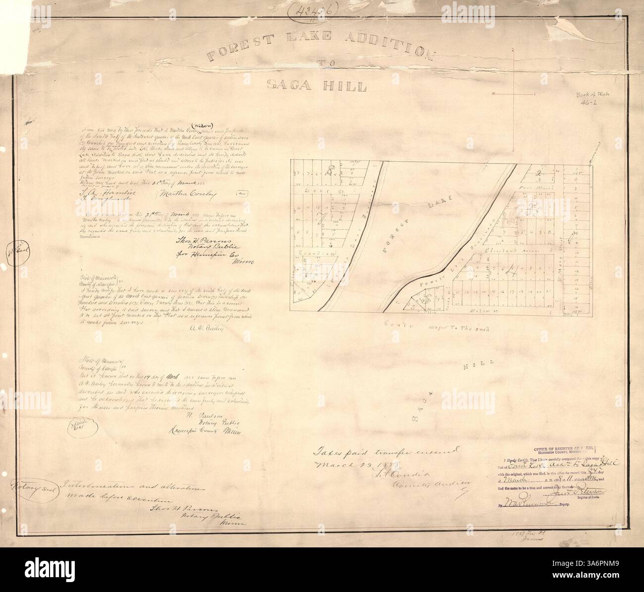The Forest Lake Addition to Saga Hill is a land subdivision offering ...