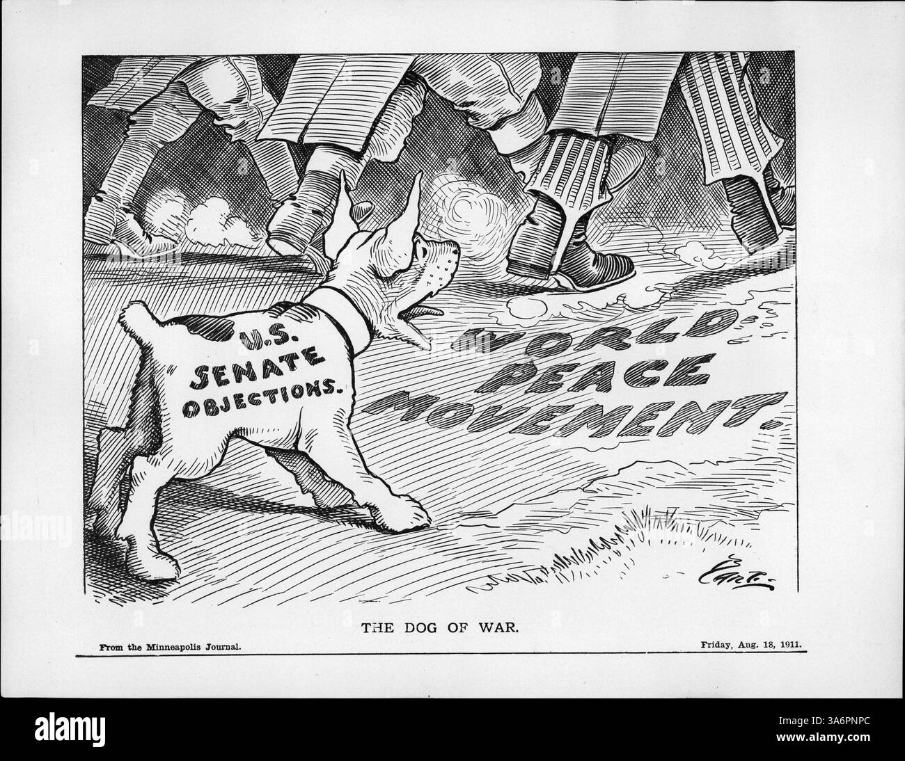 The league of nations cartoon hi-res stock photography and images - Alamy