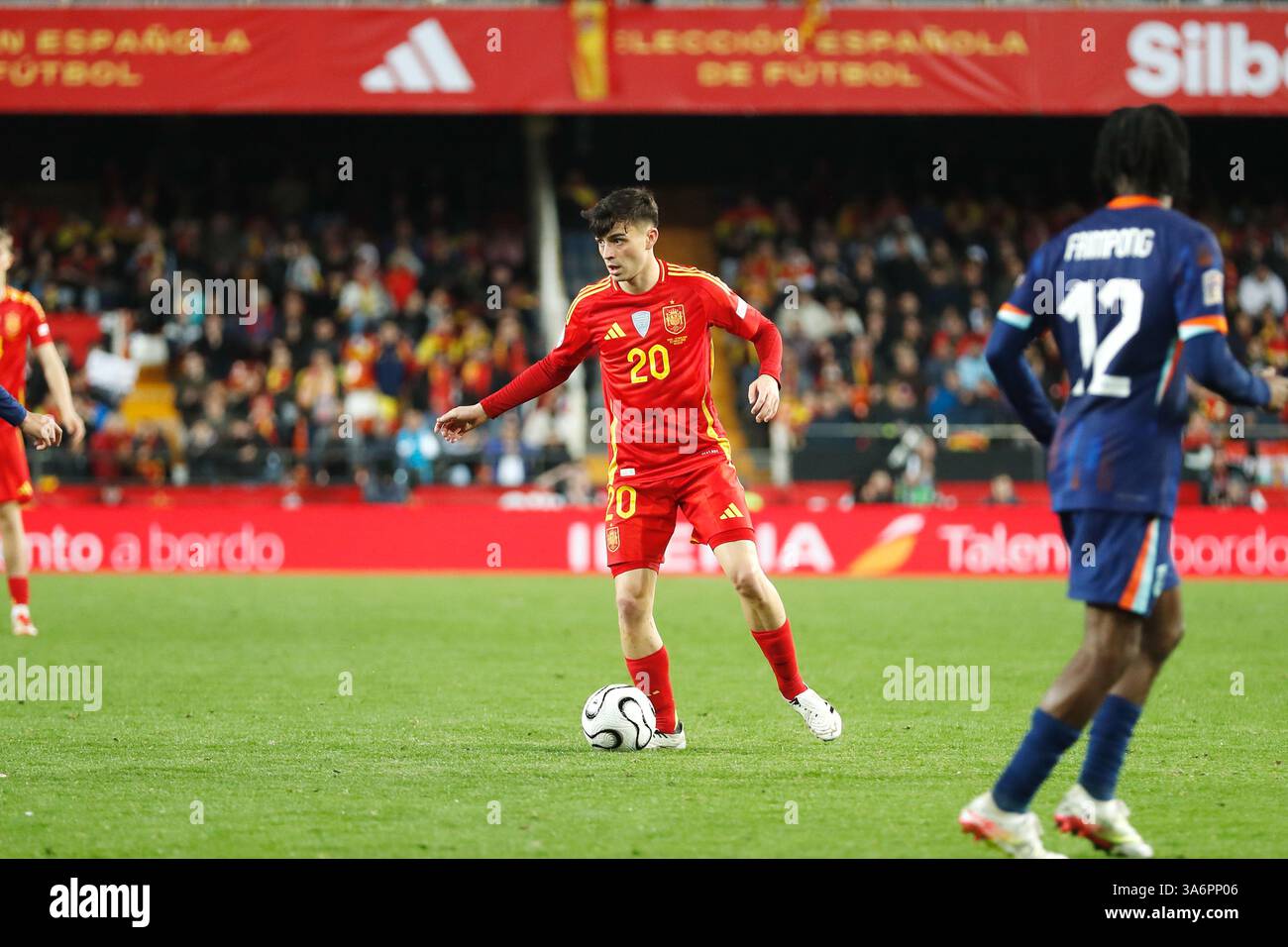 Valencia, Spain. 23rd Mar, 2025. Pedri (ESP) Football/Soccer : UEFA ...