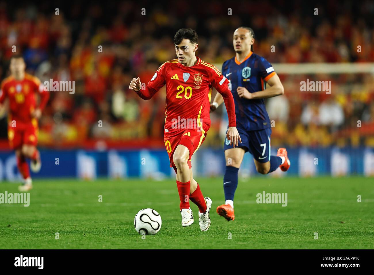 Valencia, Spain. 23rd Mar, 2025. Pedri (ESP) Football/Soccer : UEFA ...