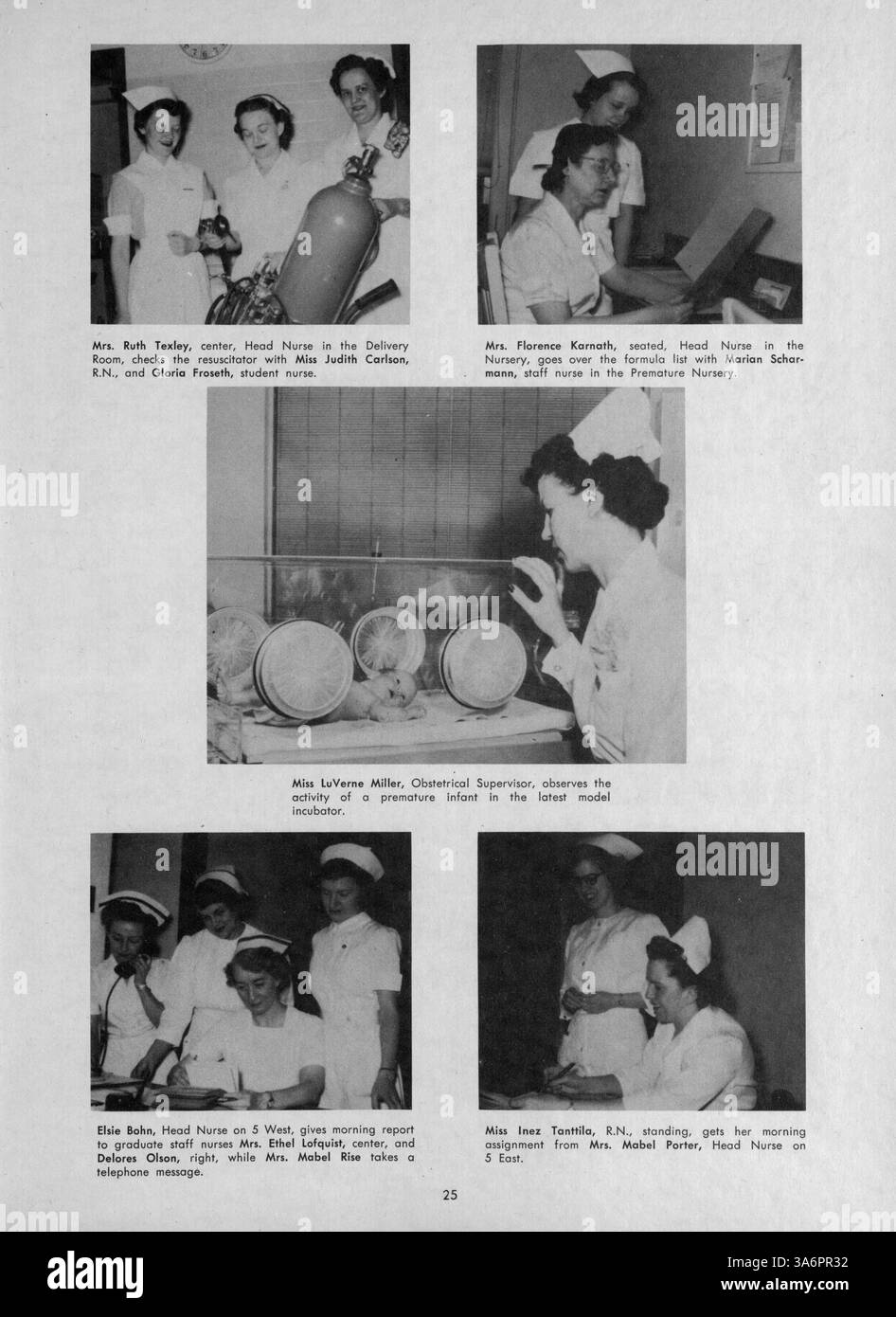 This 1952 yearbook from Northwestern Hospital School of Nursing records the students, faculty ...