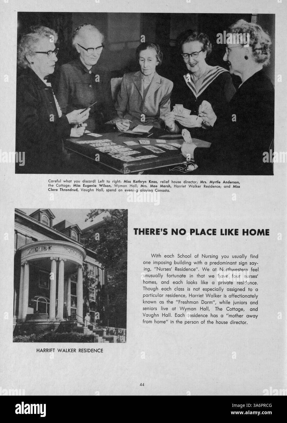 The 1952 yearbook from Northwestern Hospital School of Nursing reflects ...