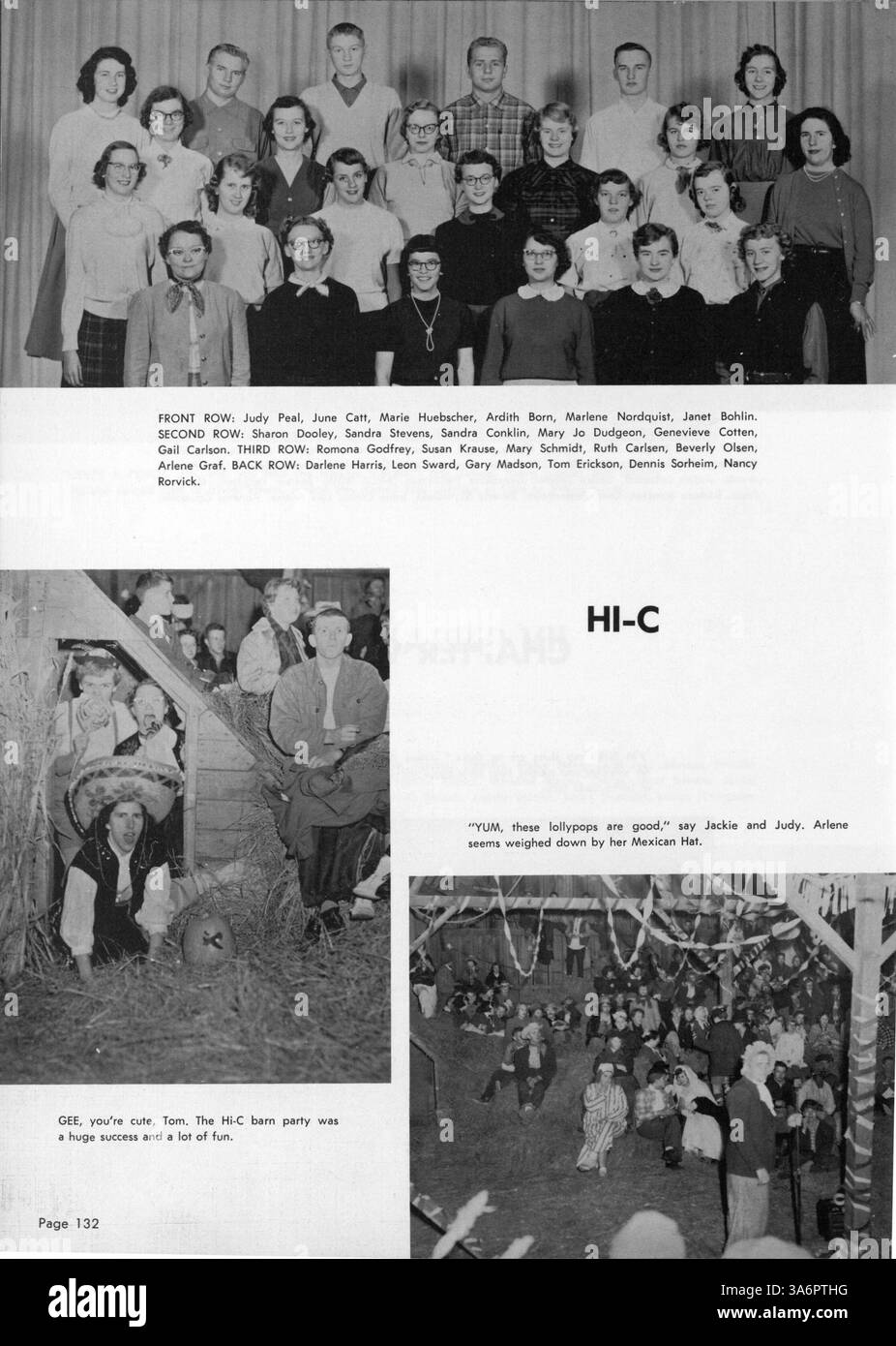 The 1956 yearbook from North High School, Polaris 56, features student ...