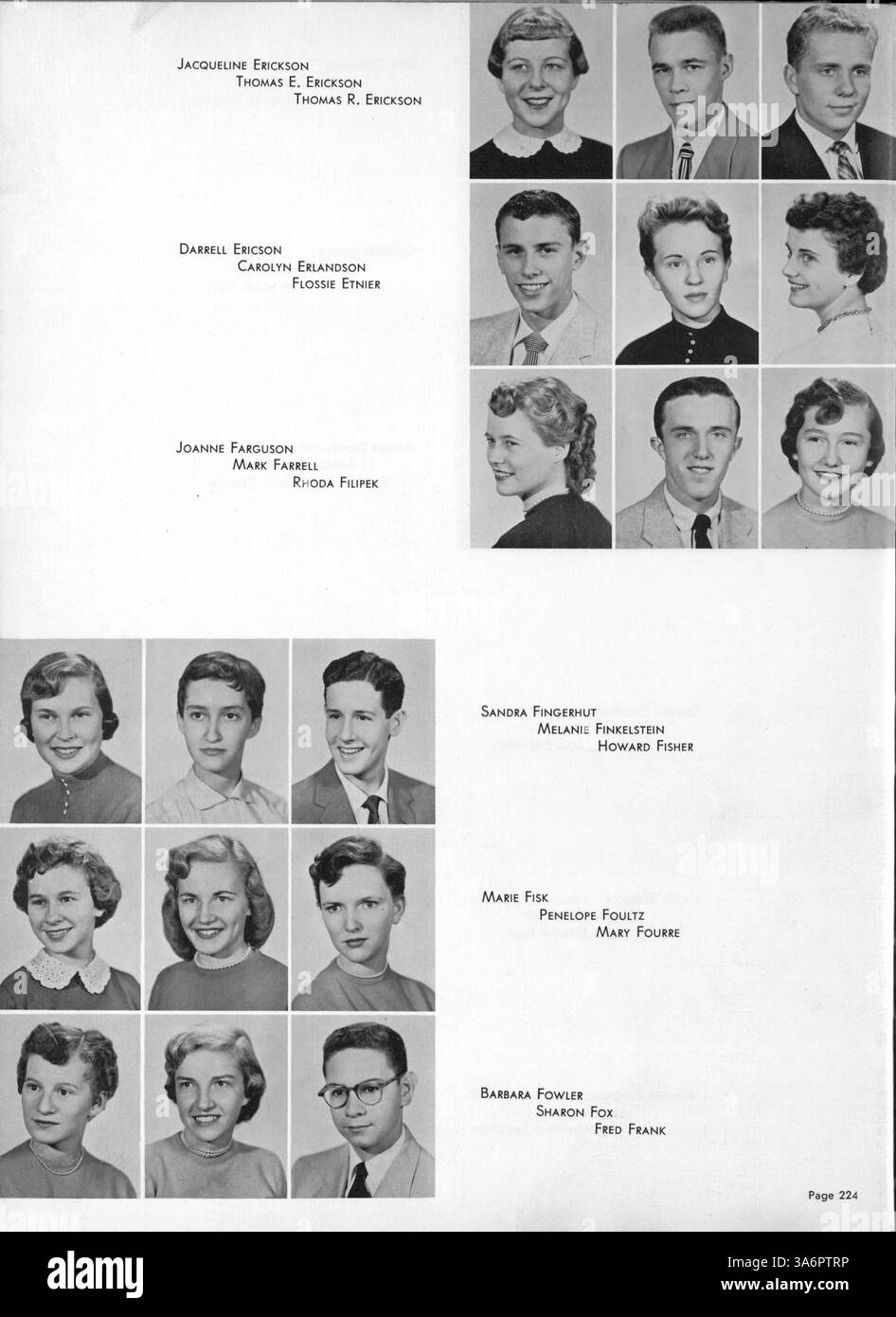 Extracurricular accomplishments of students during the 1955 1956 school ...