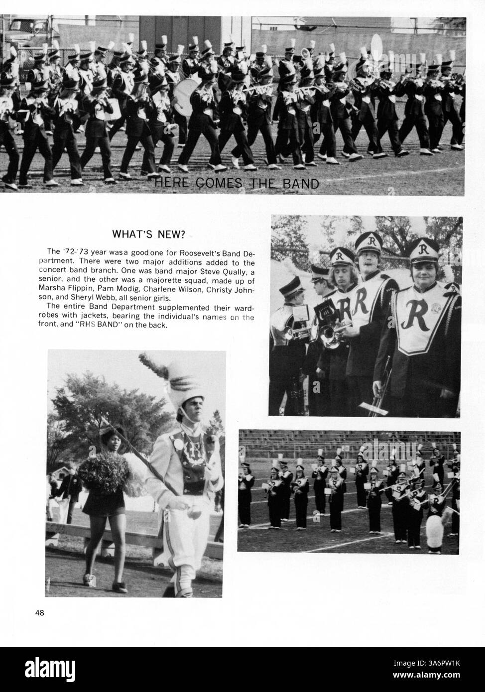 The 1973 Sagamore yearbook from Roosevelt High School captures the ...