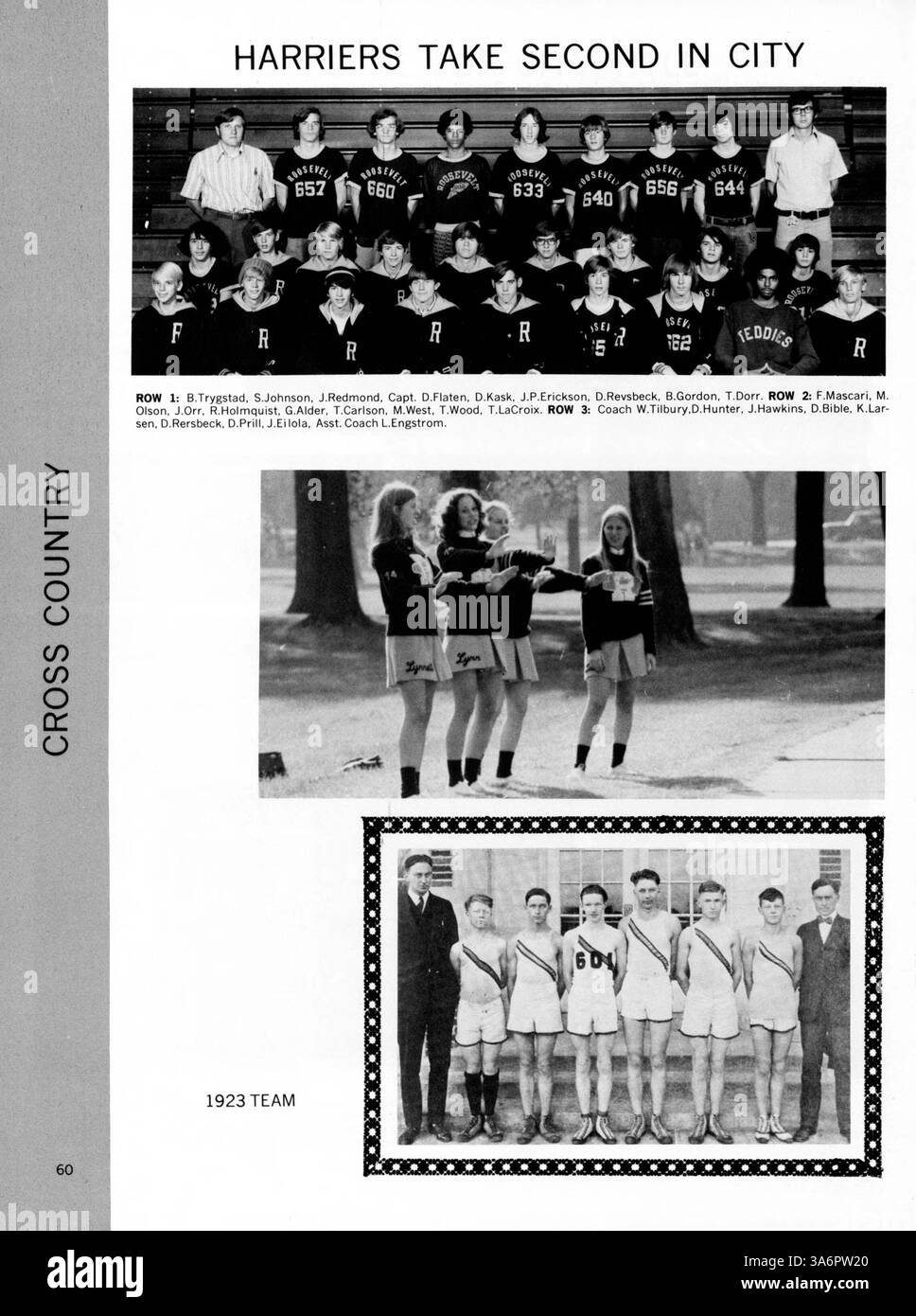 The 1973 Sagamore yearbook from Roosevelt High School captures the ...