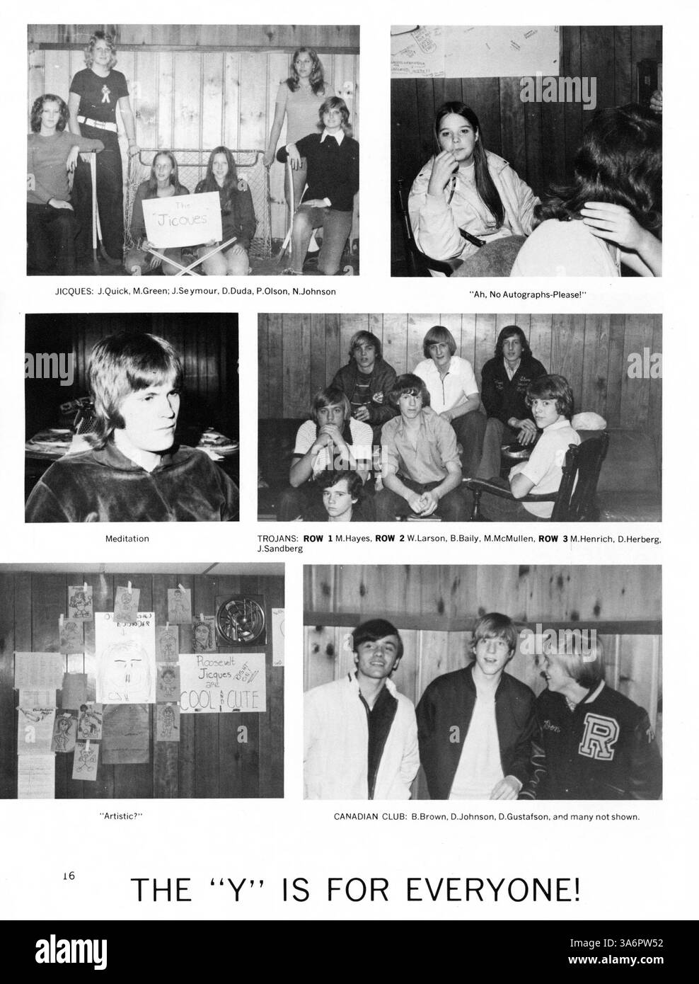 This high school yearbook from Roosevelt High School in 1973 highlights ...