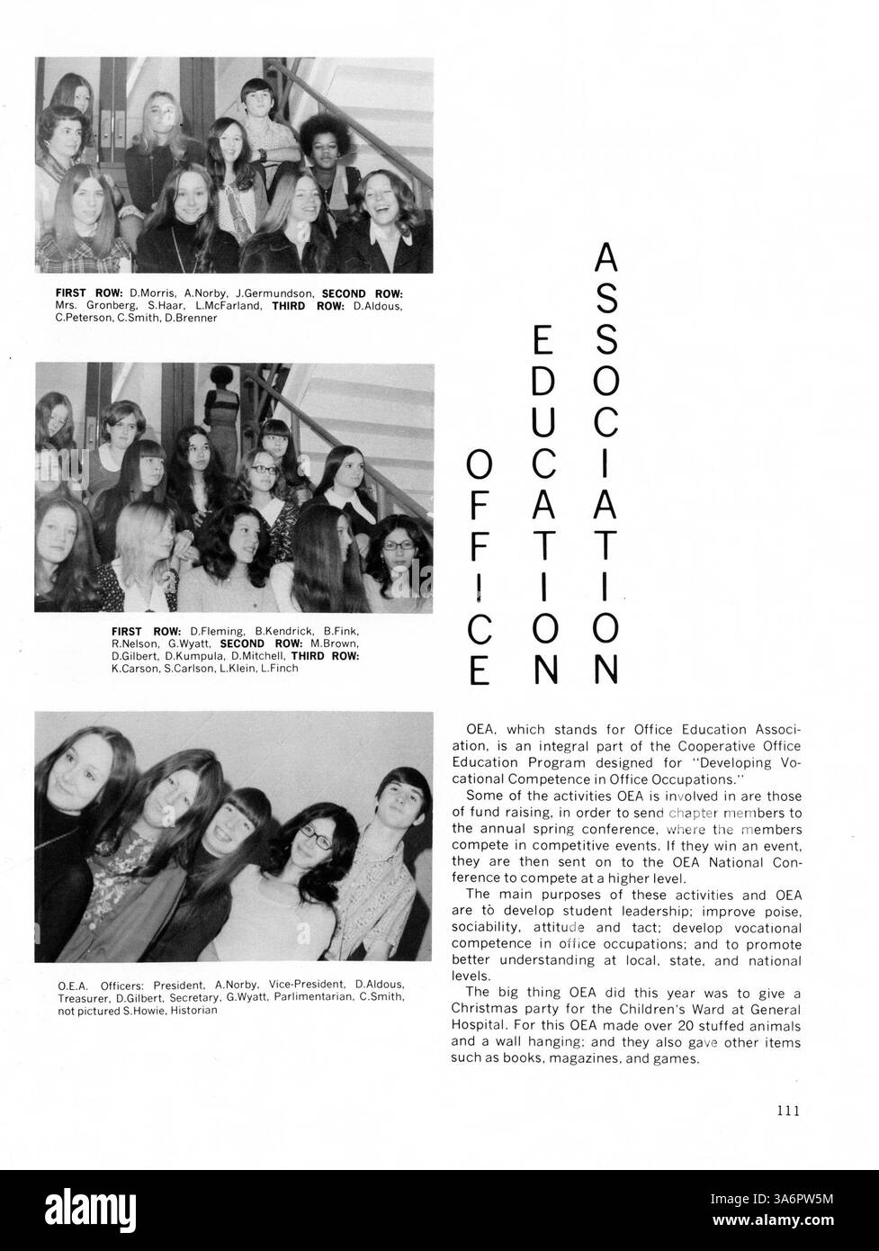 The 1973 Roosevelt High School yearbook captures the activities ...