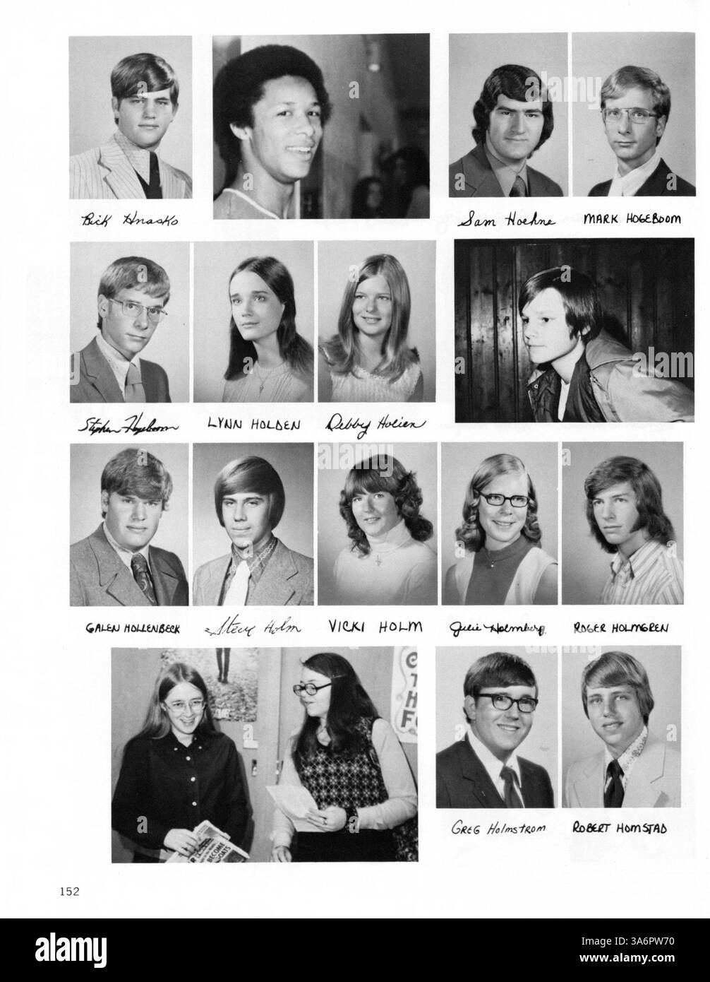This high school yearbook from 1973 showcases the student body Black ...